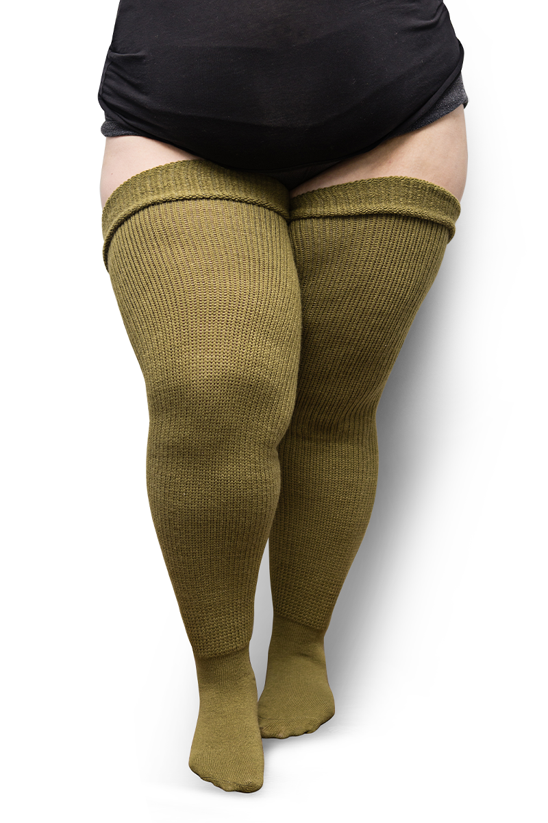 Thunda Thighs Plus Size Thigh High Solid Collection
