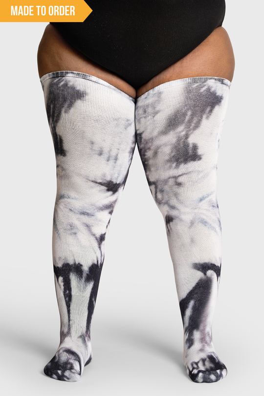 High-Quality Plus-Size Thigh High Socks – Thunda Thighs